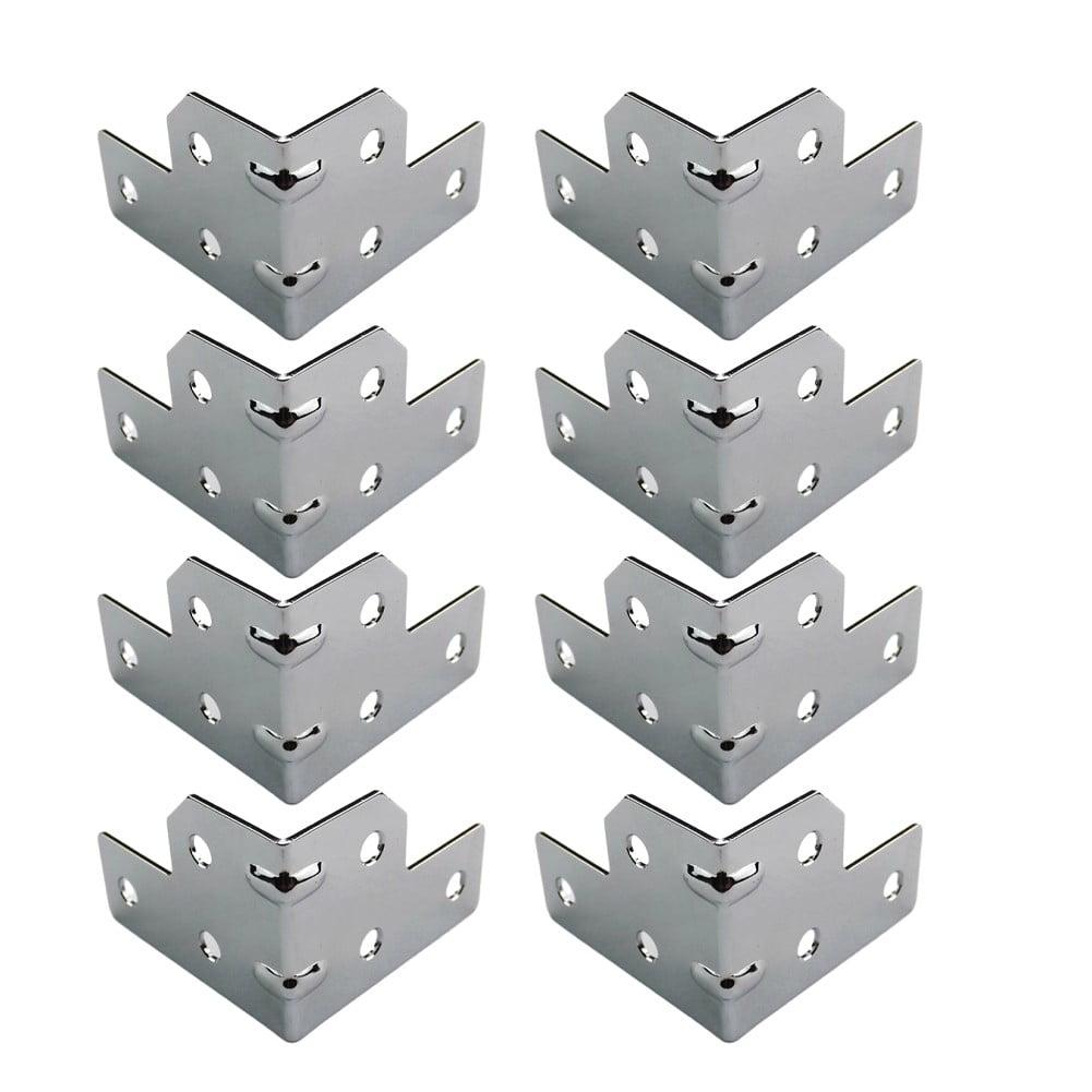 8 Pcs Flight Case Corner Yard Right Angle Support Bracket Box Edge ...