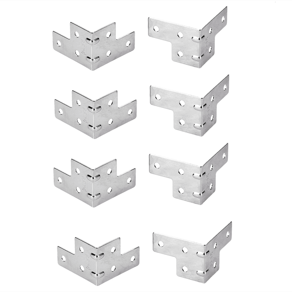 8 Pcs Flight Case Corner Yard Right Angle Support Bracket Box Edge ...