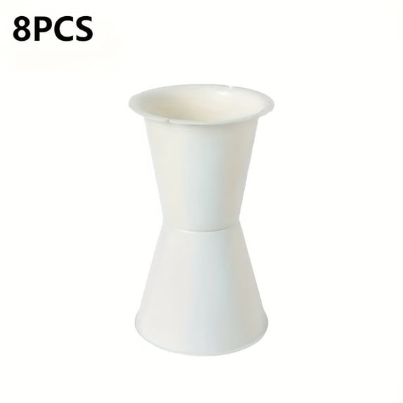 8 Pcs Flower Arrangement Bases-Plastic Flower Vases & Bouquet Holder ...