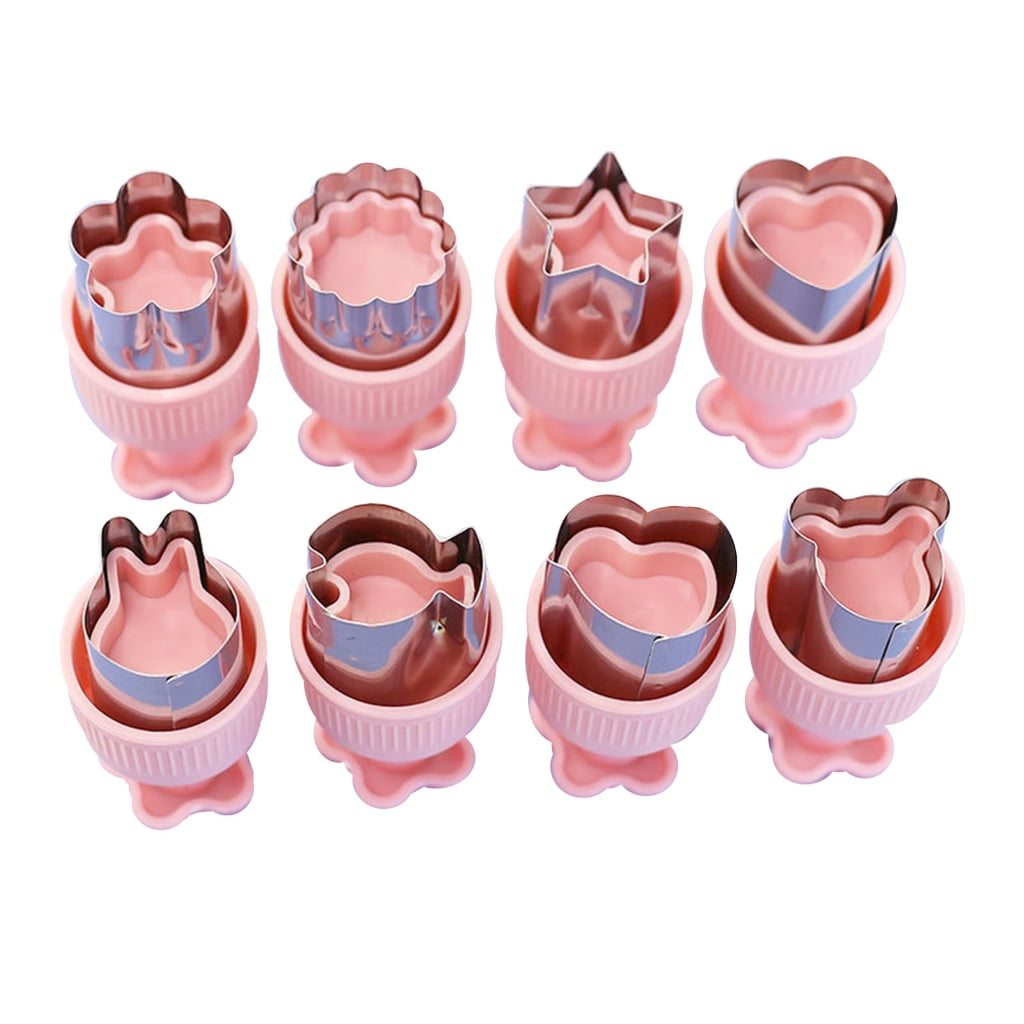 8 Pcs Flower Embossed Wonton Baby Hand Cookie Molds Pocket Pie Press ...