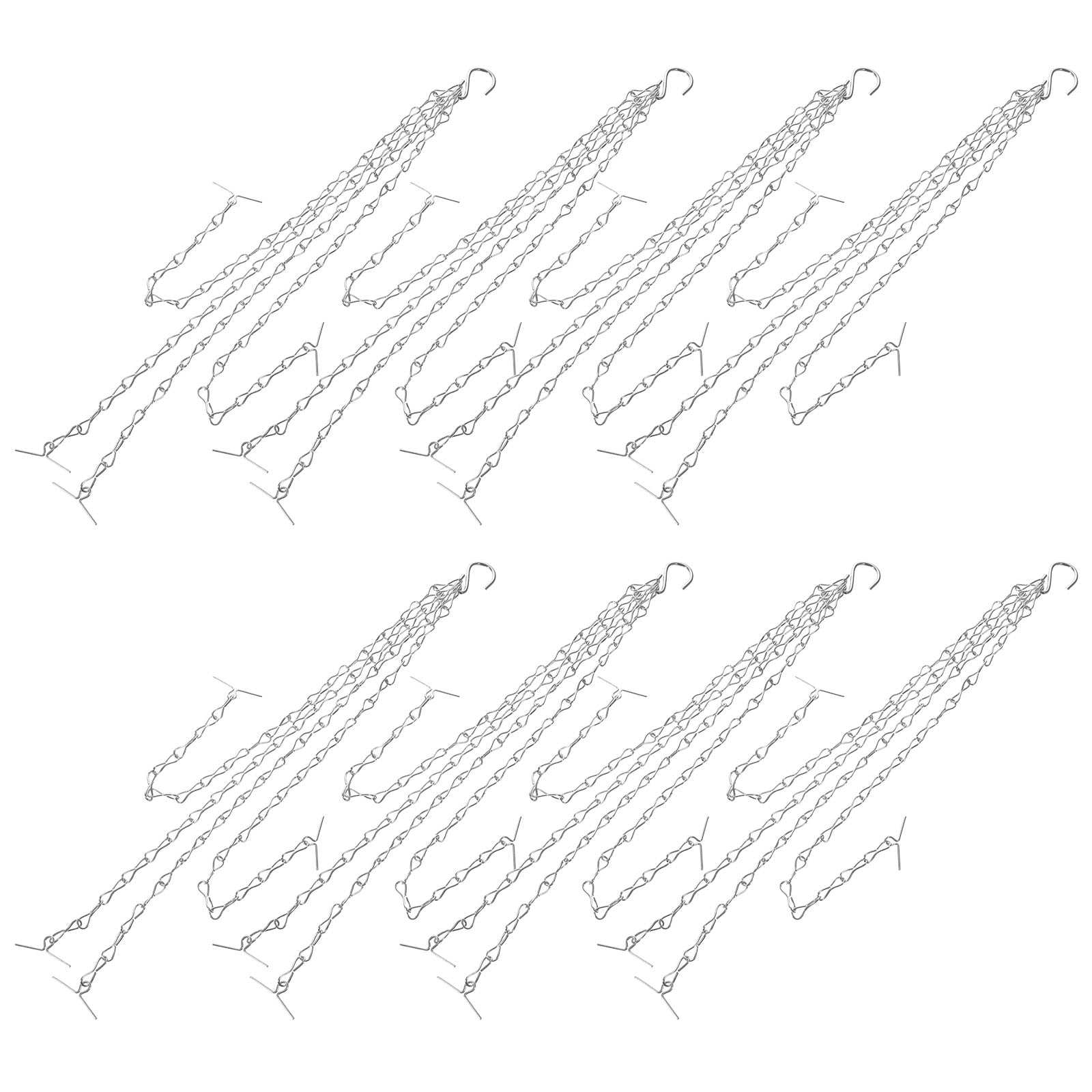 Hanging Basket Chain with Hooks for Flower Pot Made of Sturdy Iron ...