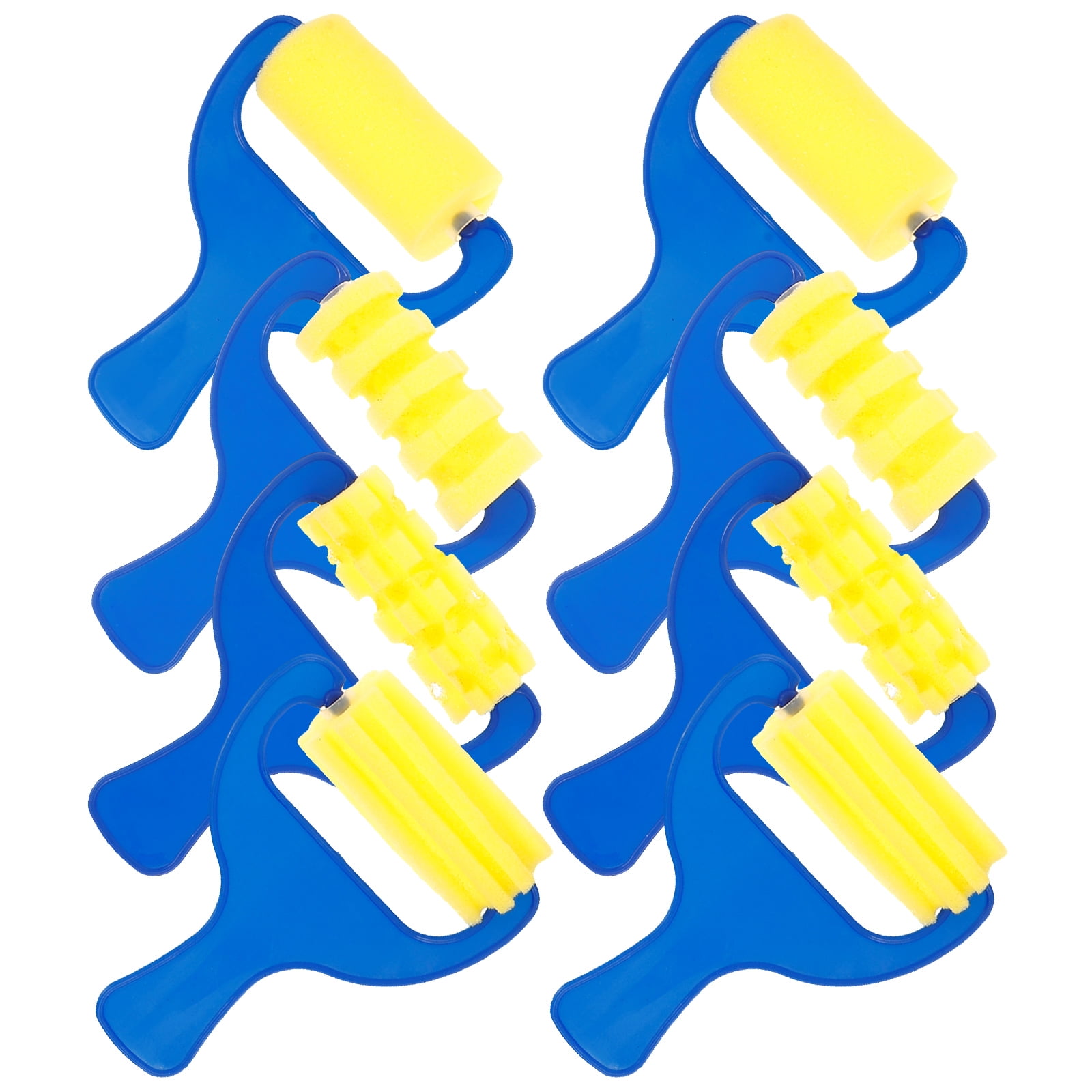 8 Pcs Foam Paint Brush Sponge Sponge Sponges Funny Drawing Roller Kids ...