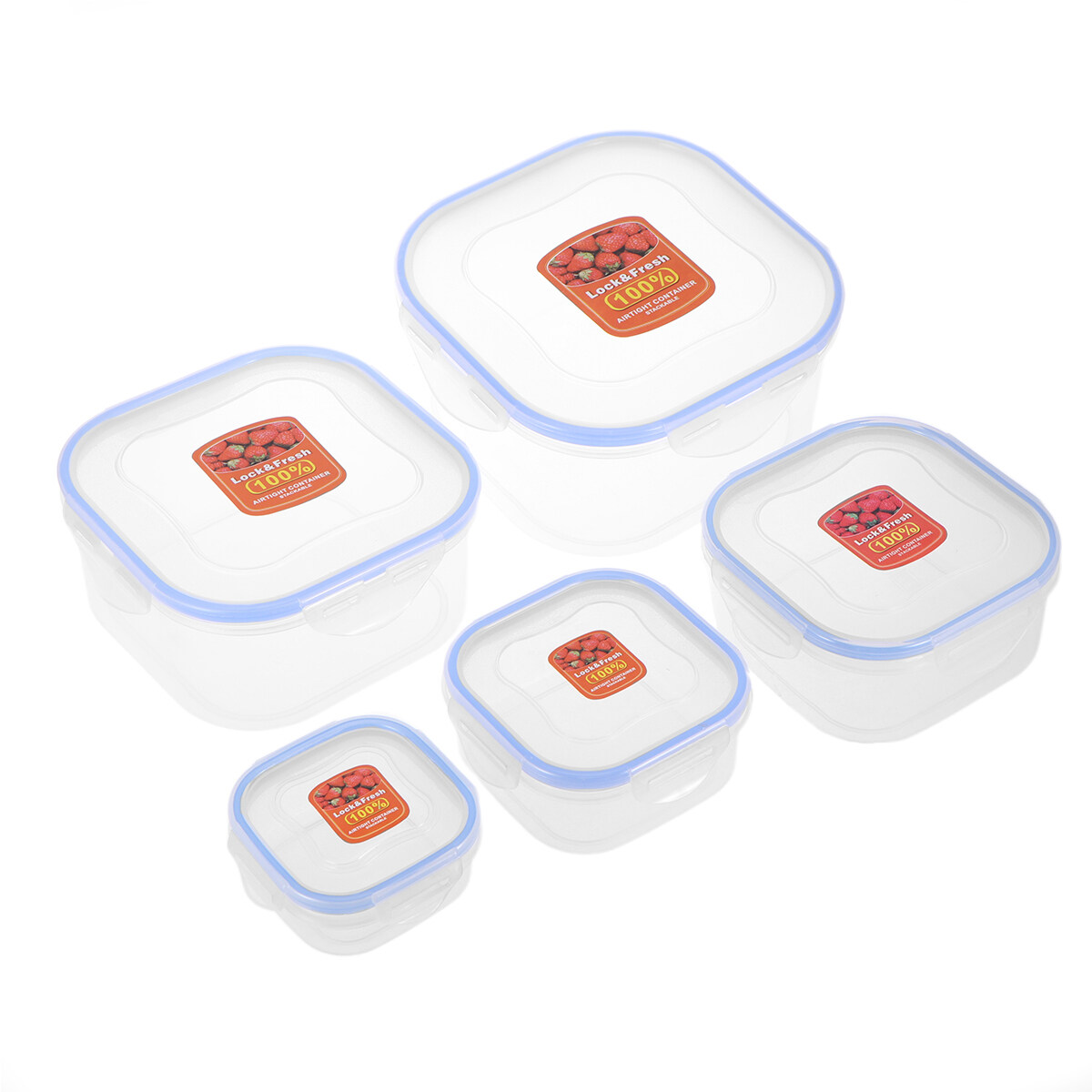 8 Pcs Fresh-care Container Food Storage Mini Lunch Box Pet Containers ...