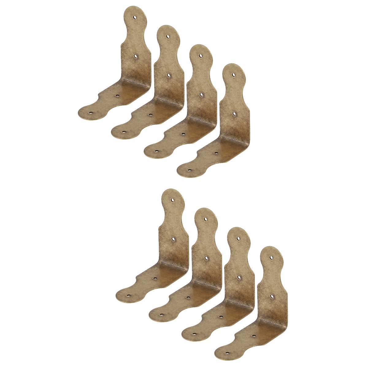 CIMAXIC Corner Protectors Golden Wood Copper 8Set 1.97X1.97X0.90in ...