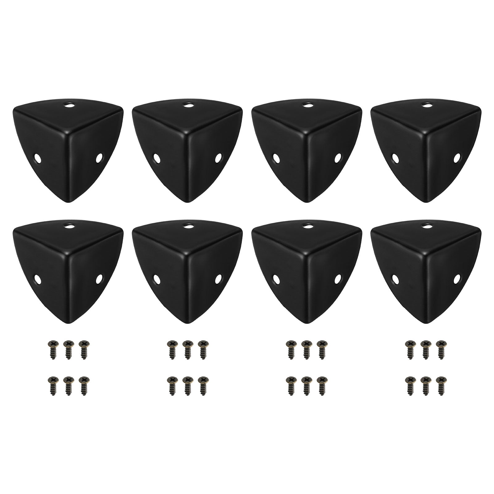 8 Pcs Furniture Corner Edges Protector, 28mm Metal Edge Guard with ...