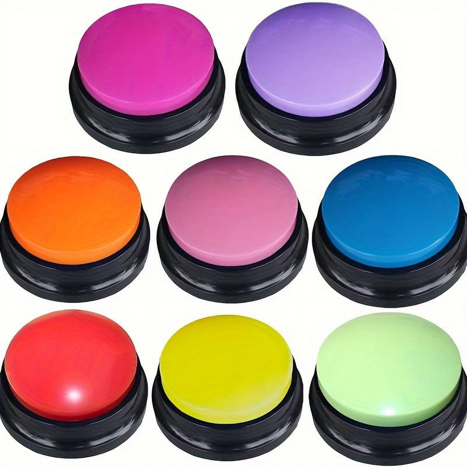 8 Pcs Game Show Buzzers Recordable Answer Buzzers Button Colored ...