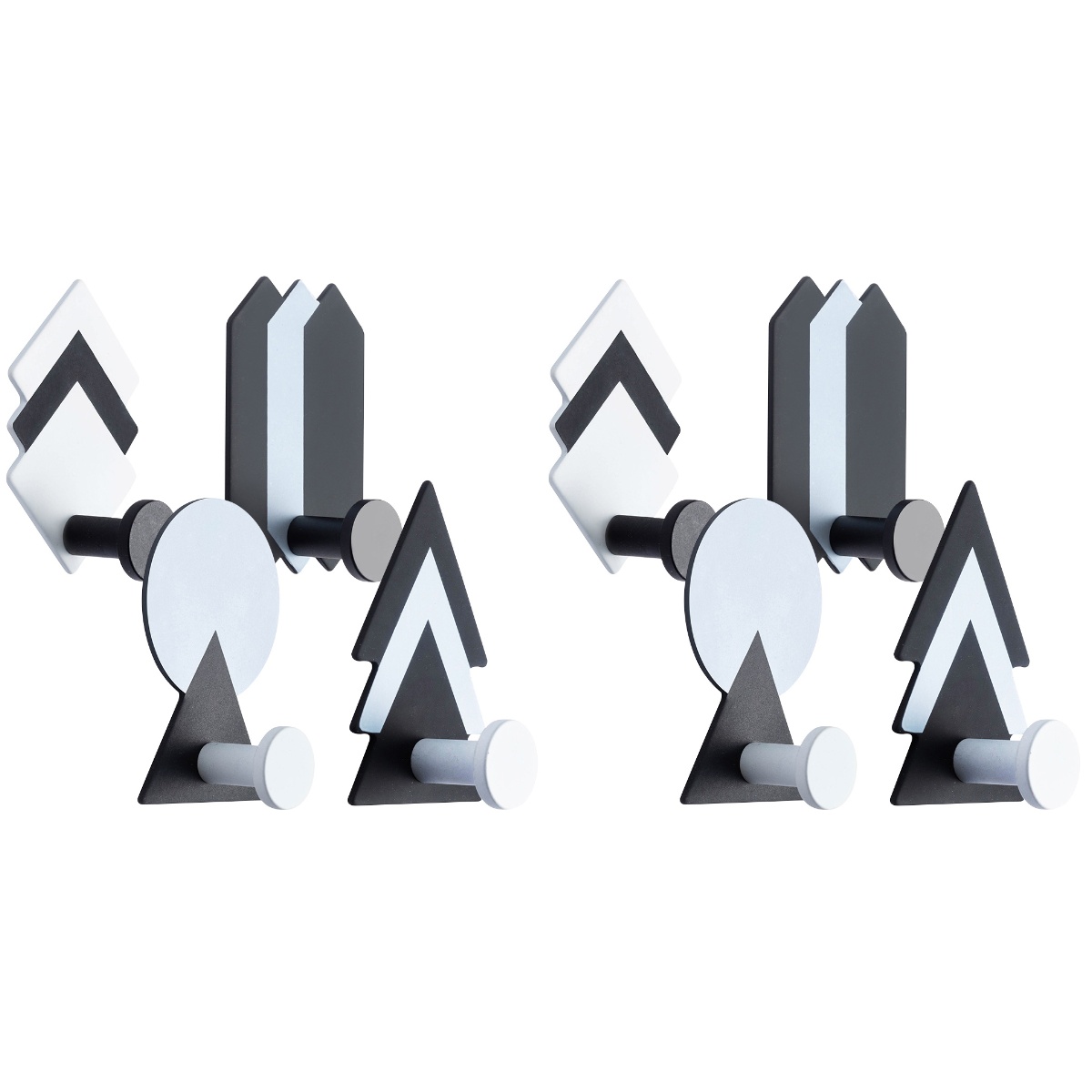 8 Pcs Geometric Hook Kids Decor Adhesive Hat Hooks for Wall B07h2zqv3z ...