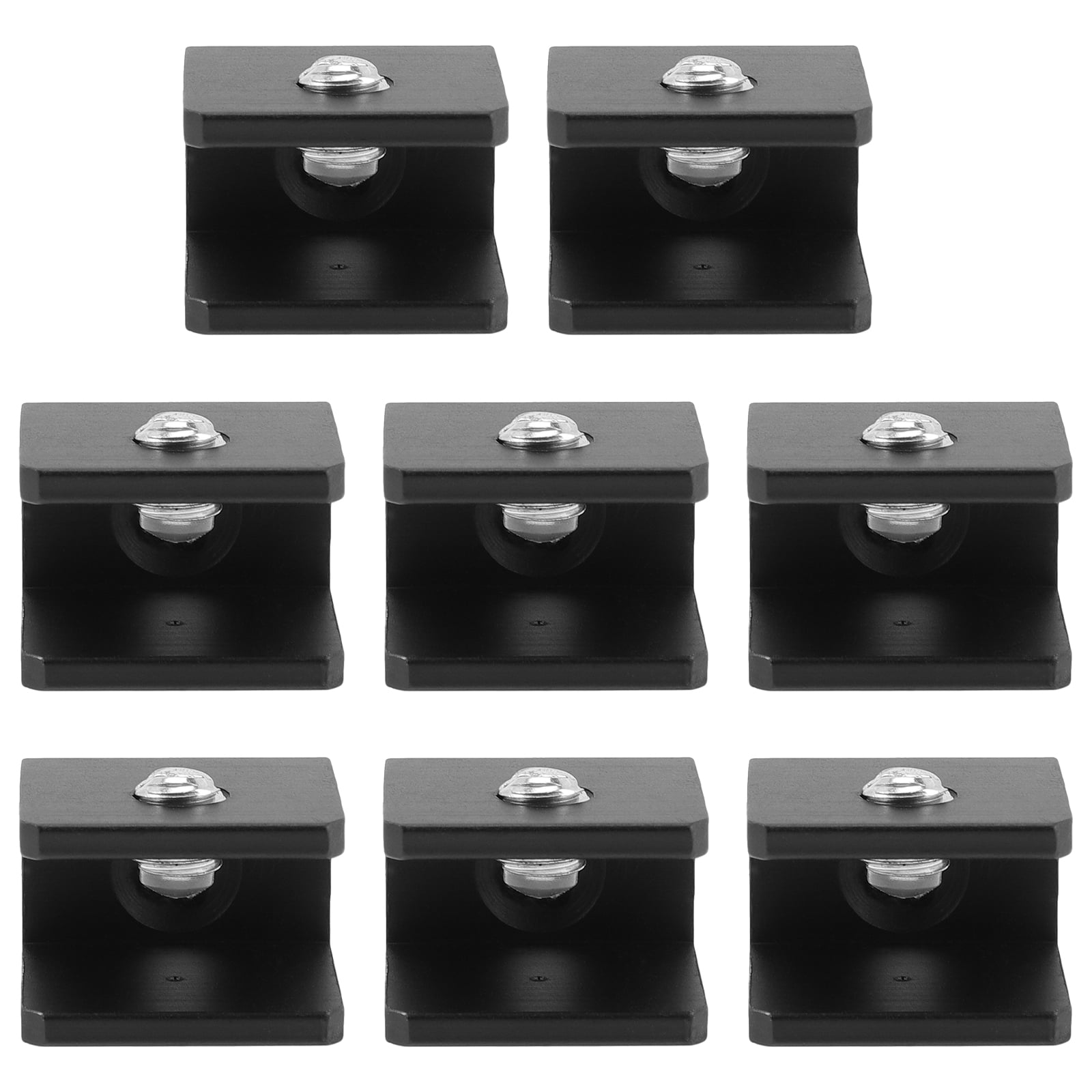 8 Pcs Shelf Bracket Glasses Holder Clip Brackets Wall Mount - Walmart.com