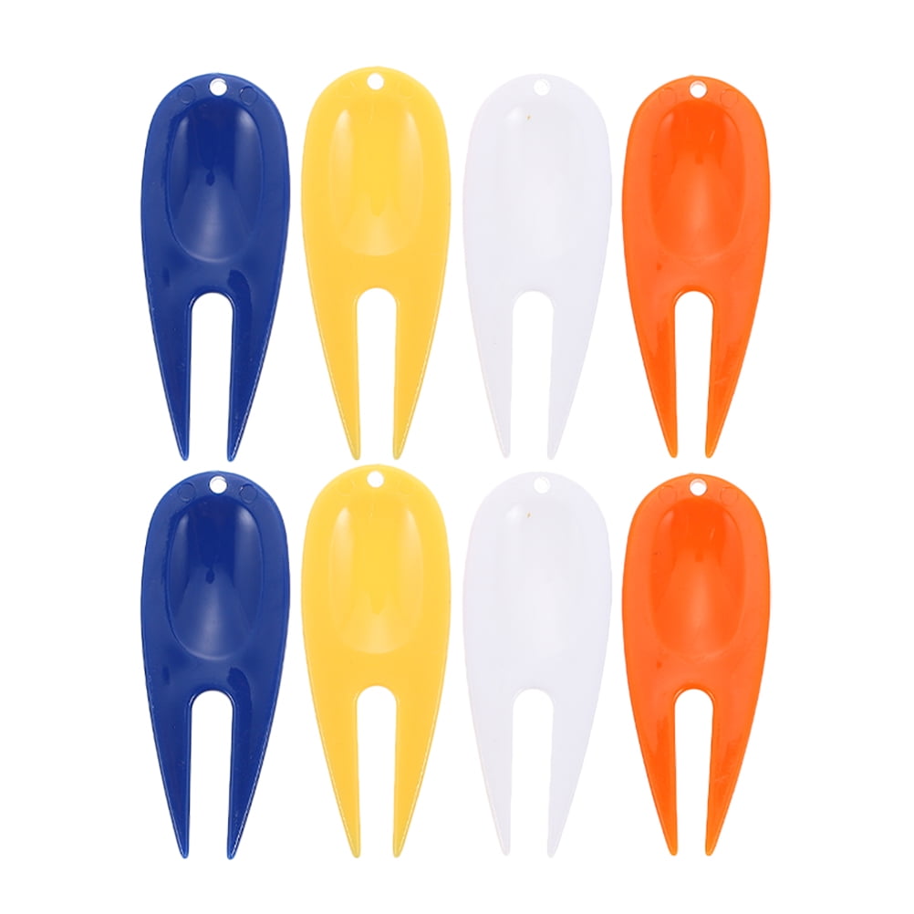 CIMAXIC Golf Divot Forks White For Golf Course 8Pcs 2.75X1.06X0.20In ...