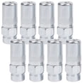 8 Pcs Grease Coupler, Heavy Duty Stainless Steel 4500 PSI, 1/8 In NPT ...
