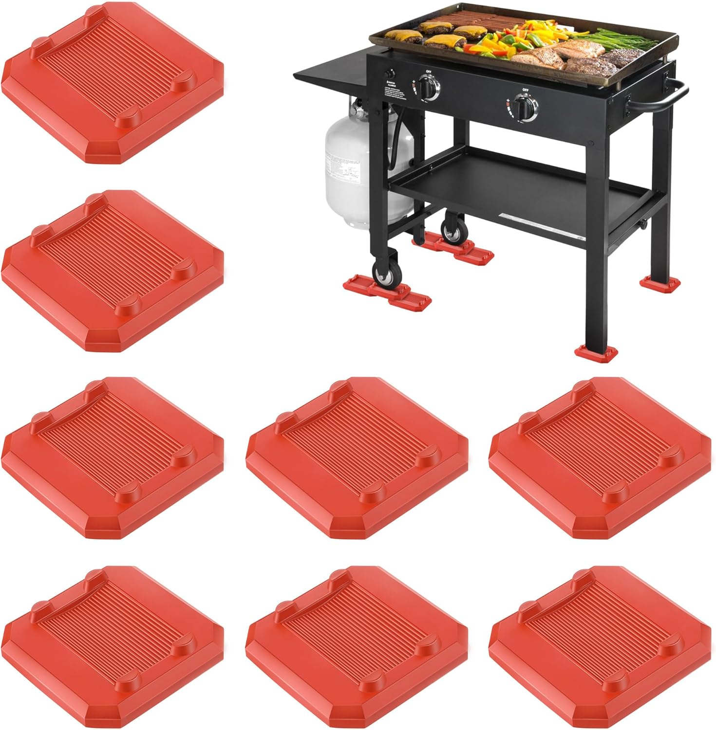 8 Pcs Griddle Leveling Shims Kit Compatible with Blackstone Griddle ...