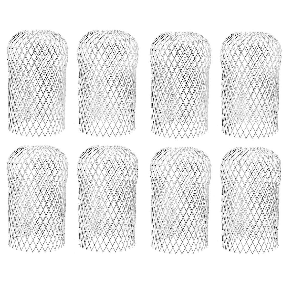 8 Pcs Gutter Guards - Aluminum Gutter Downspout Guard, Expandable Leaf ...