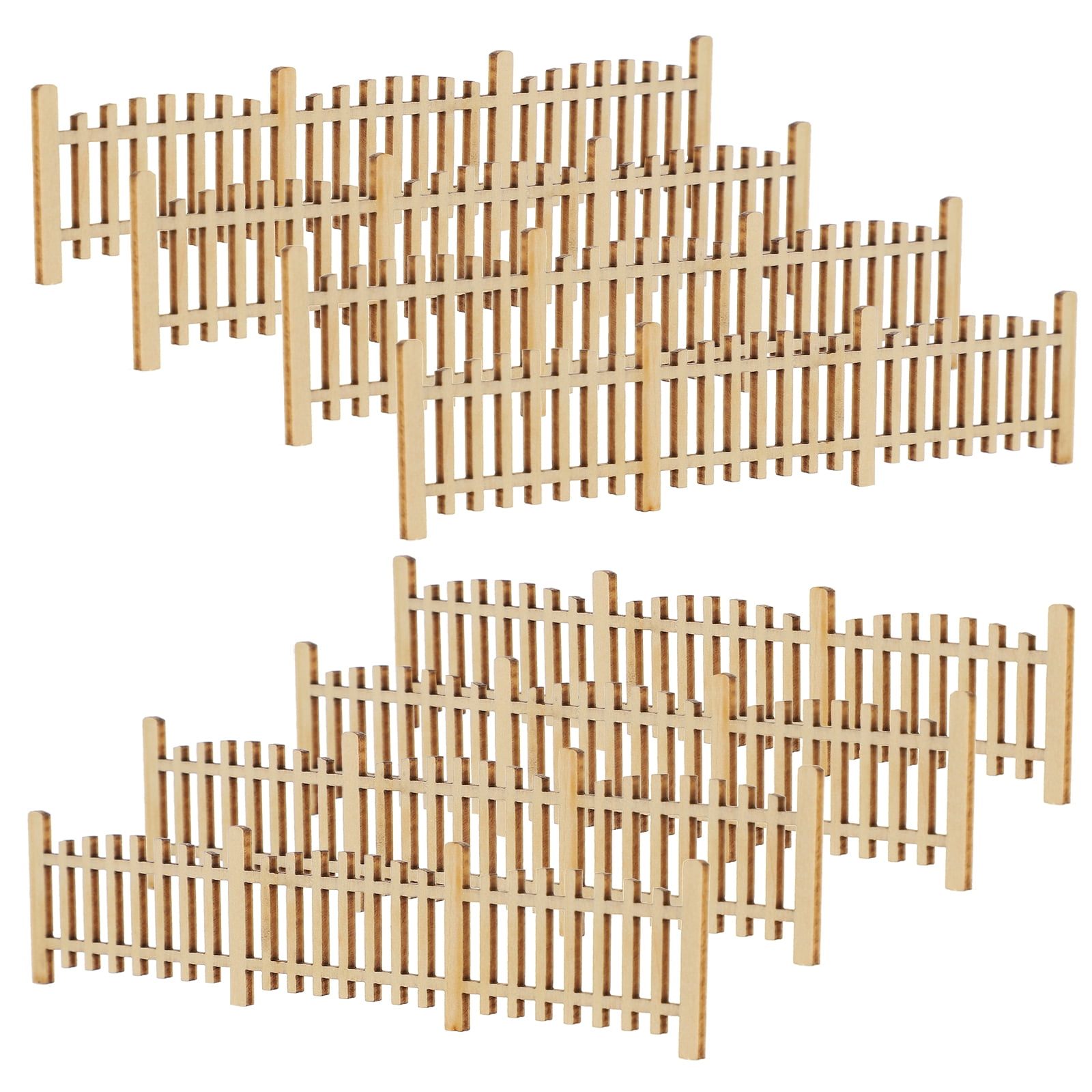 8 Pcs Hand-assembled Sandbox Architectural Model Railings Plant Decor ...