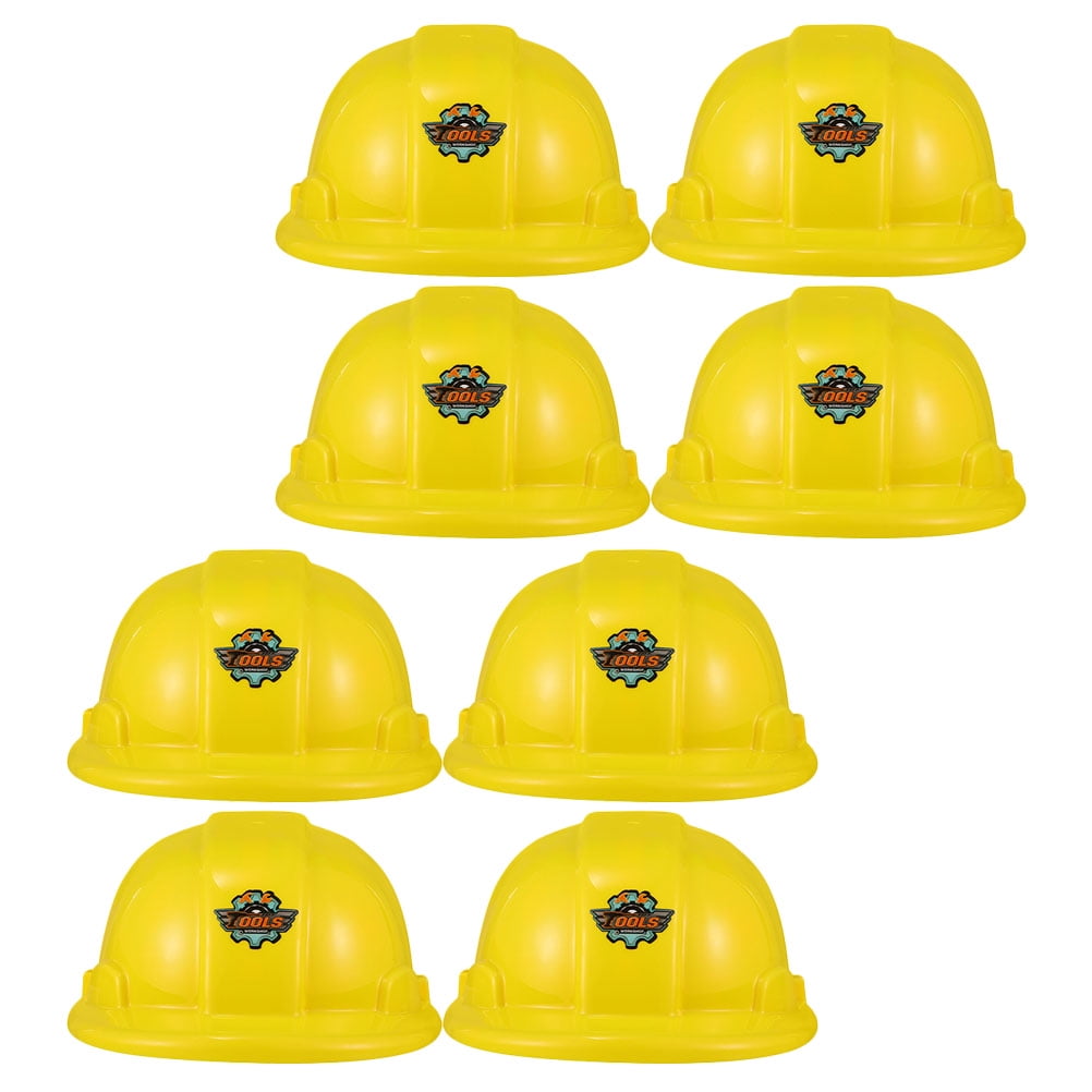 Worgeous 8pcs Simulation Construction Hats Kids Role Play Preparation ...