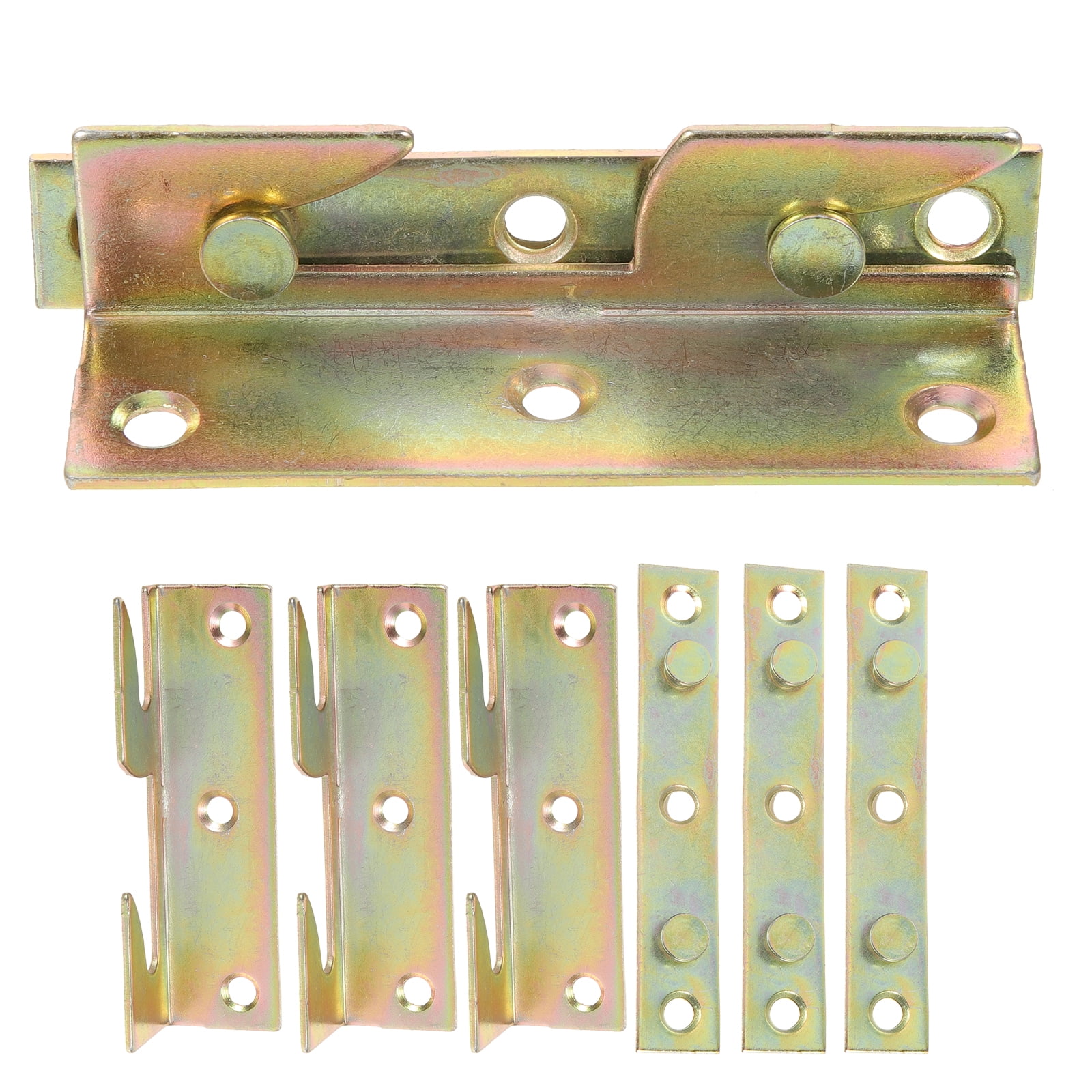 8 Pcs Headboard Brackets Comfortable Touch Bed Rail Brackets Heavy Duty ...