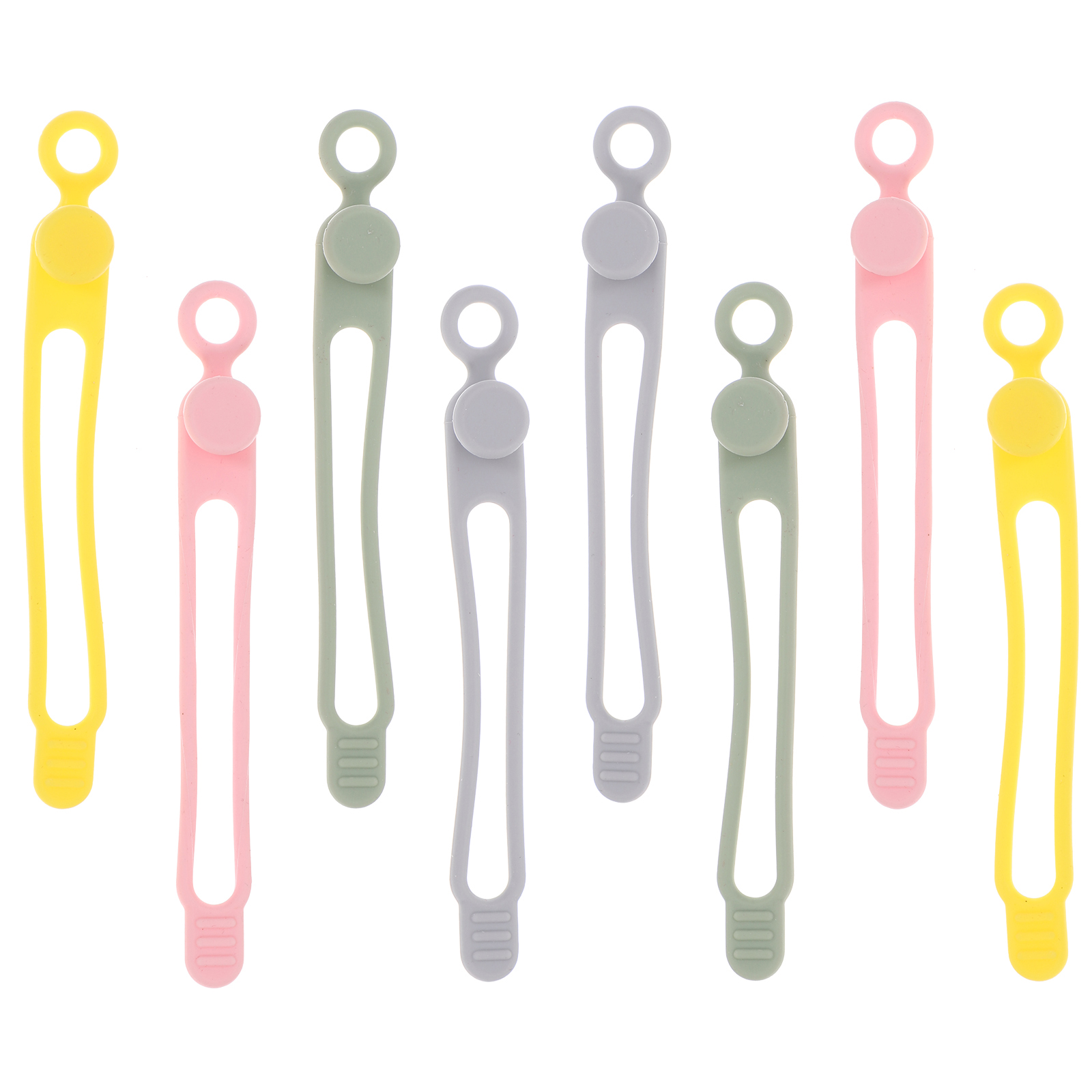 8 Pcs Heavy Duty Cable Ties Straps Belt Electric Cord Organizers USB ...