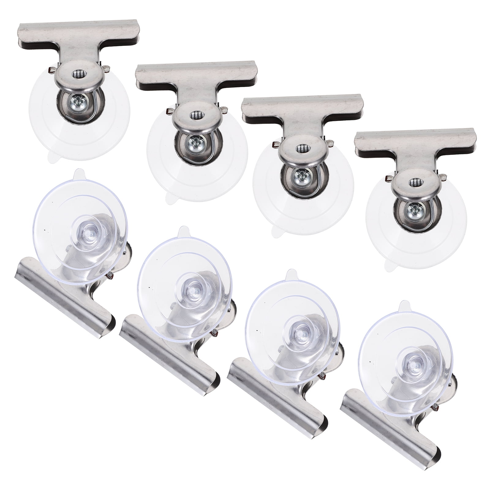 8 Pcs Heavy Duty Hook Suction Cup with Clip Suction Shower Clips Window ...