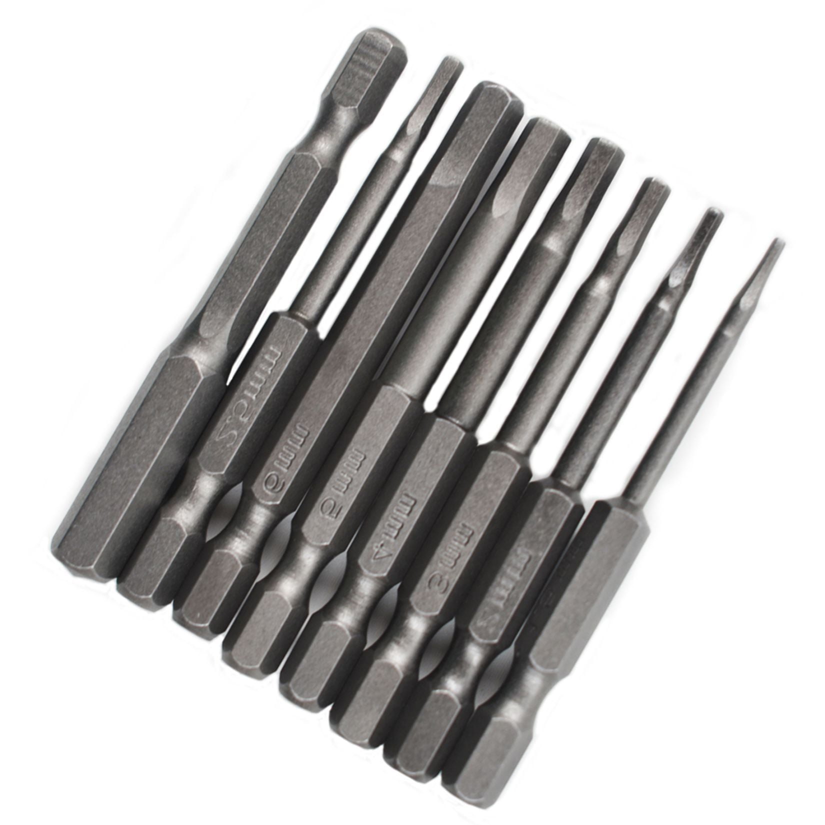 8 Pcs Hex Head Drill Bit Set, 1/4" Magnetic Hex Impact Driver Bits ...