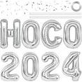 8 Pcs Hoco Prom 2024 Balloons 32 Inch Silver 2024 Balloons Graduation ...