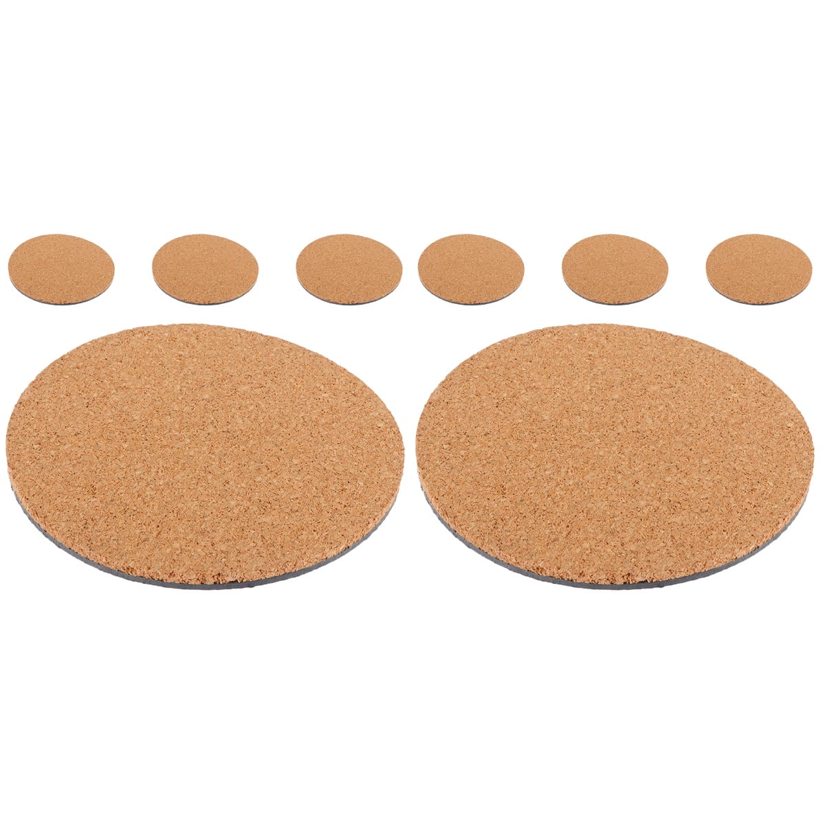 8 Pcs House Plants Planter Water Drip Tray Pot Pad Cork Coasters Table ...