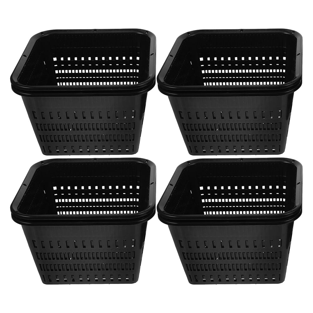 8Pcs Hydroponic Net Pots Reusable Mesh Cups for Hydroponics Plastic ...