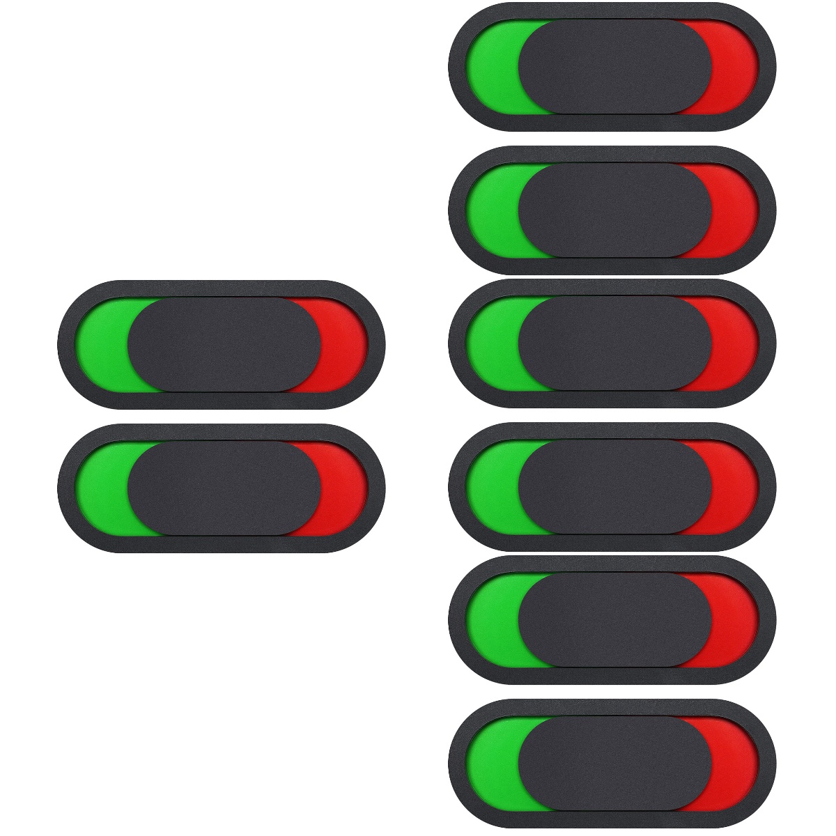 8 Pcs ID Plate Signboard for Outdoor Toilet Organic Glass Sliding ...