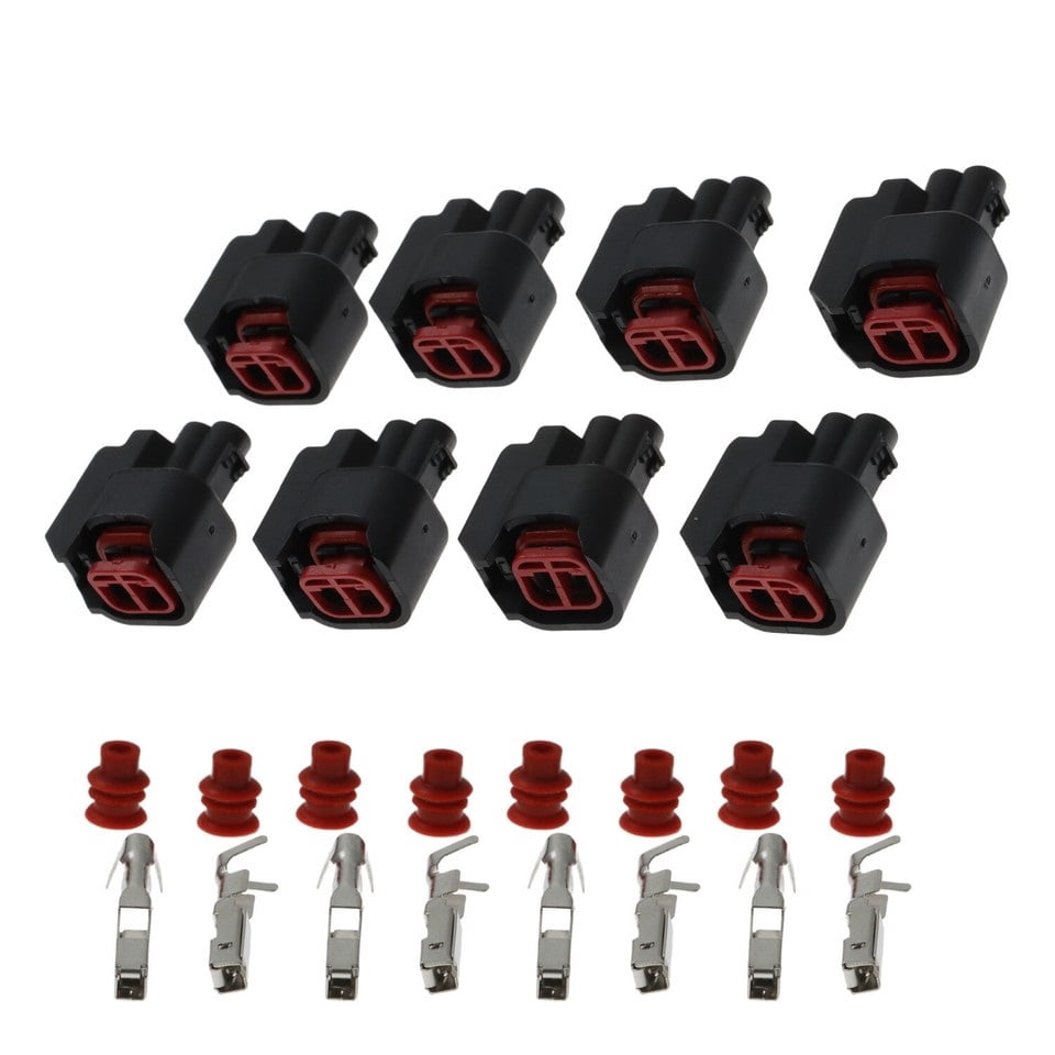 8 Pcs Injector Dynamics Terminal Connectors Socket Harness for EV6 EV14 ...