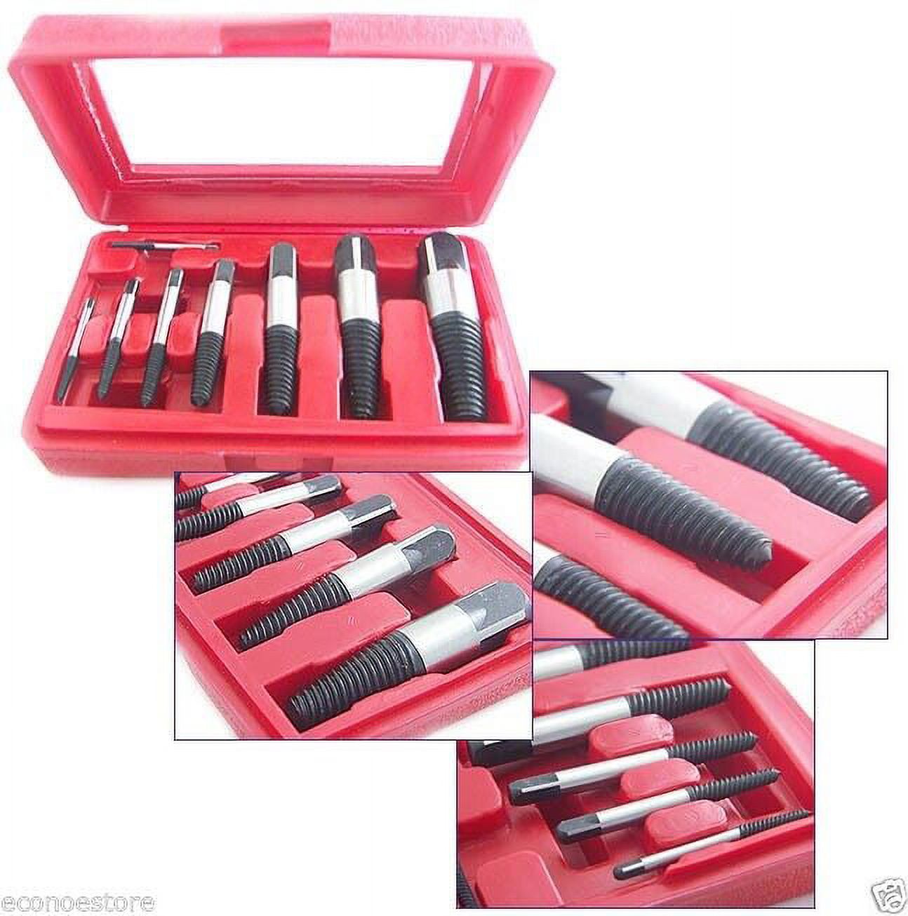 8 Pcs Jumbo Screw Bolt Extractor Remover Easy Out Screws Bolts Removal ...