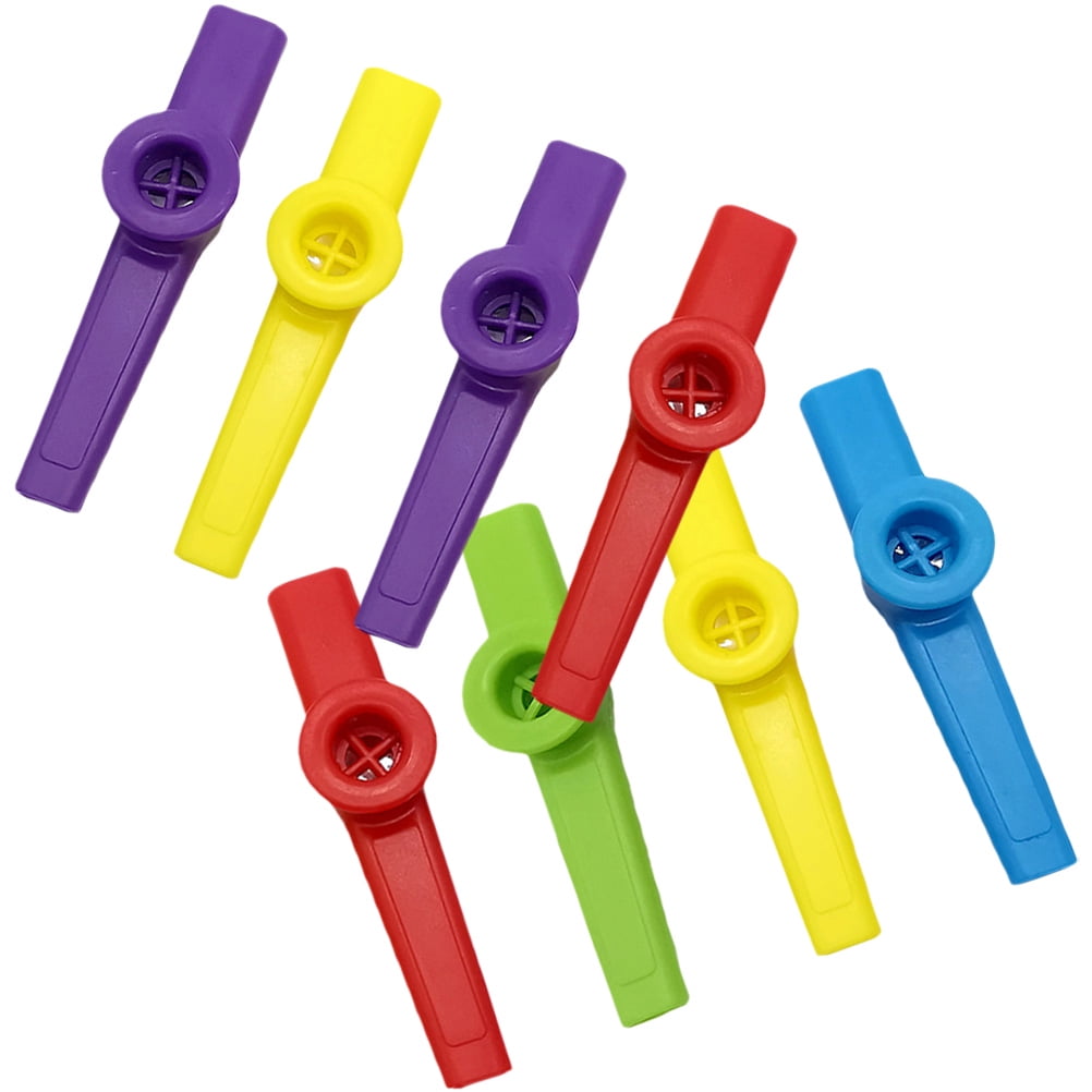 ifundom Kazoo Instruments Plastic Kazoos Assorted Color 8Pcs - Walmart.com