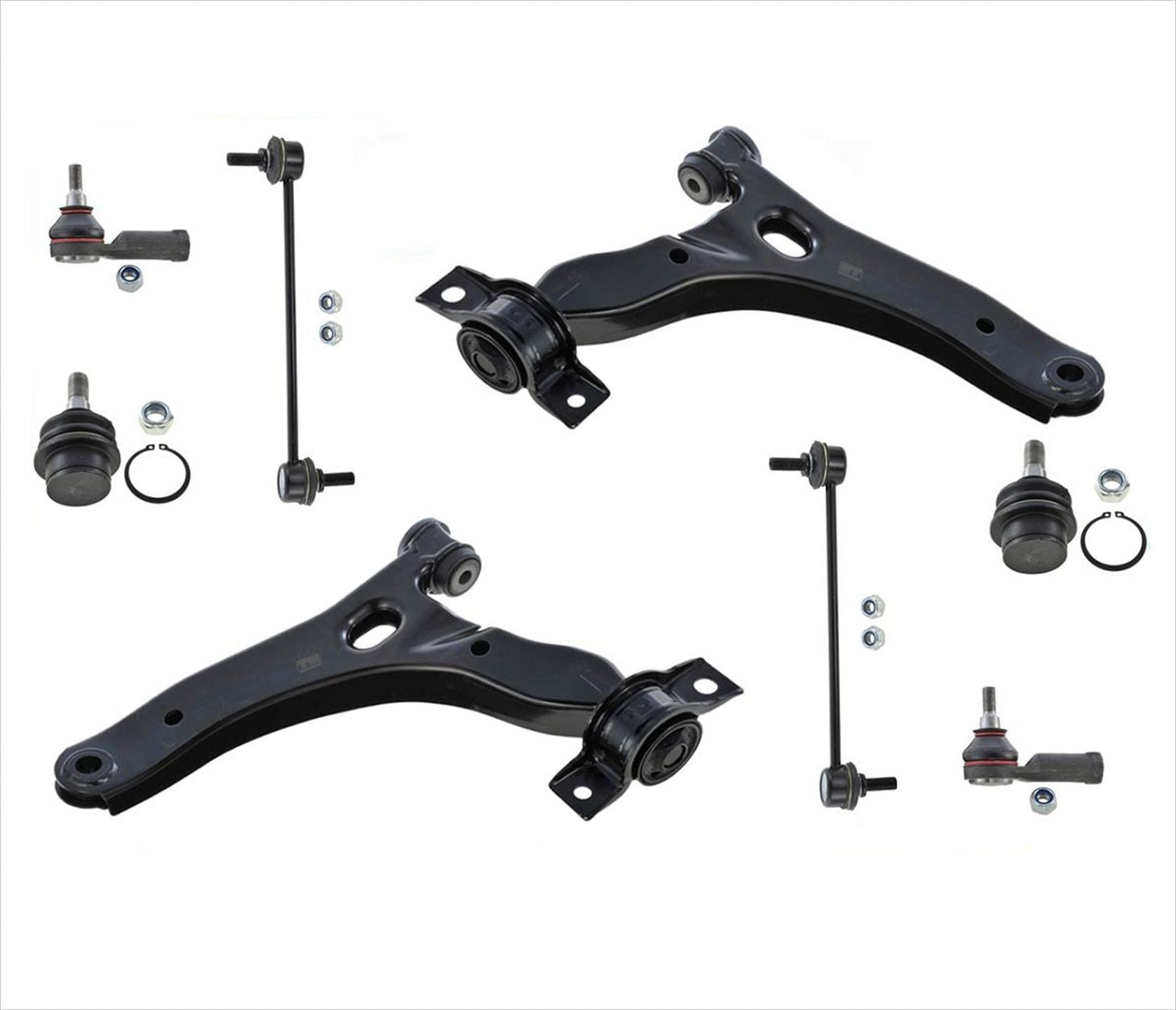 8 Pcs Kit Front Lower Ball Joint & Control Arms For 10-13 Ford Transit ...