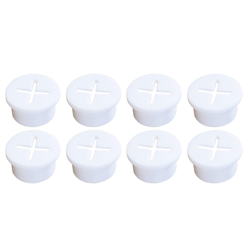 8 Pcs Kit Silicone Cable Hole Cover Desk Wire Grommet Office - Walmart.com