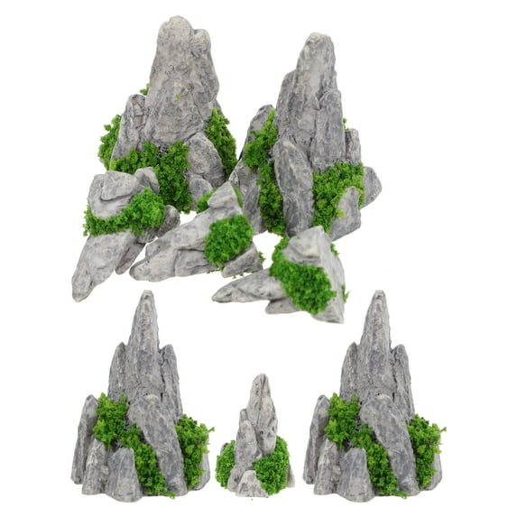 8 Pcs Landscape Decoration Aquarium Decor Rockery Decor Mini Rockery ...