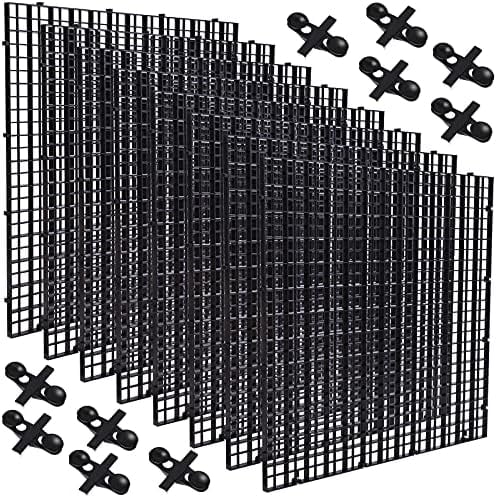 8 Pcs Large Aquarium Fish Tank Divider 11.8x11.8Inch Egg Crate Aquarium ...