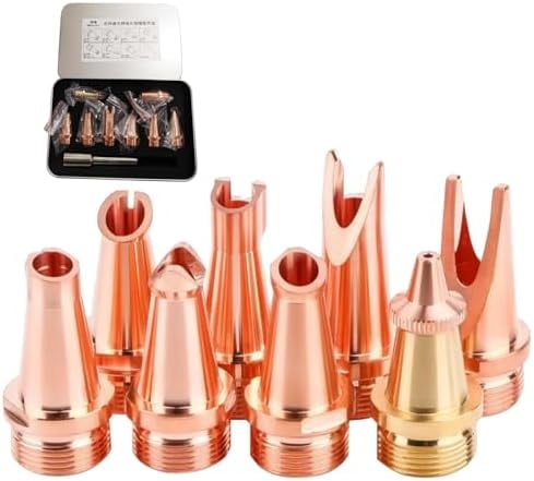 8 Pcs Laser Welder Nozzle Tip Kit Copper Nozzles with Scale Tube for ...