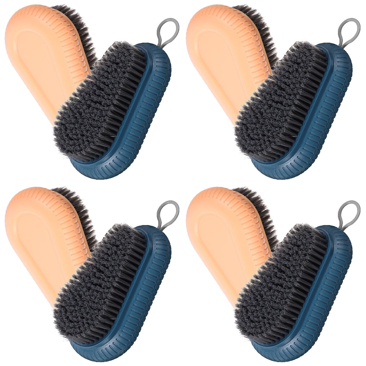 8 Pcs Laundry Clothes Ergonomic Design Grip Shoe Scrubbing Supple ...