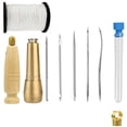 8 Pcs Leather Sewing Tool Kit, Repair Craft Hand Waxed Thread Sewing ...