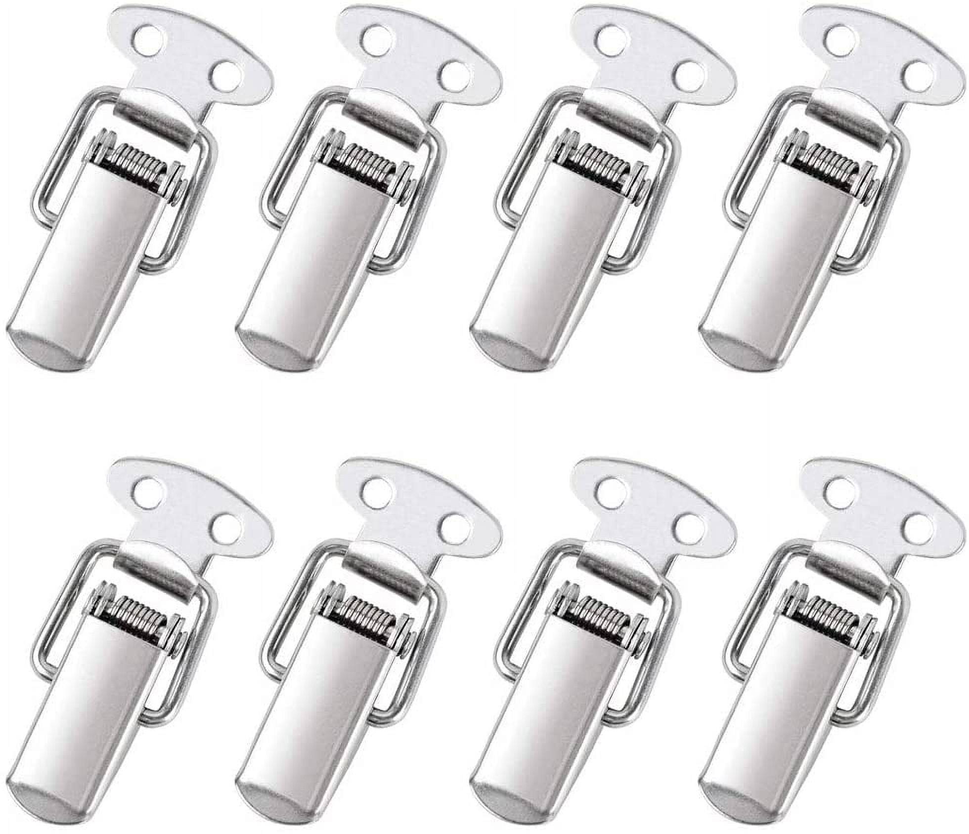 8 Pcs Lever Latch Spring Loaded Latch With Hook Stainless Steel Spring ...