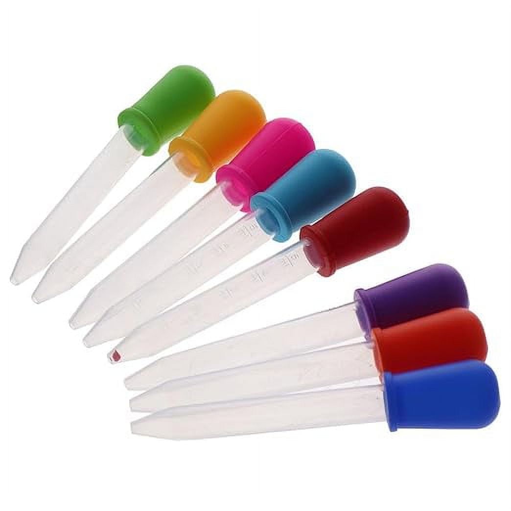 8 Pcs Liquid Droppers,5 ML Clear Liquid Dropper,Liquid Dropper Silicone ...