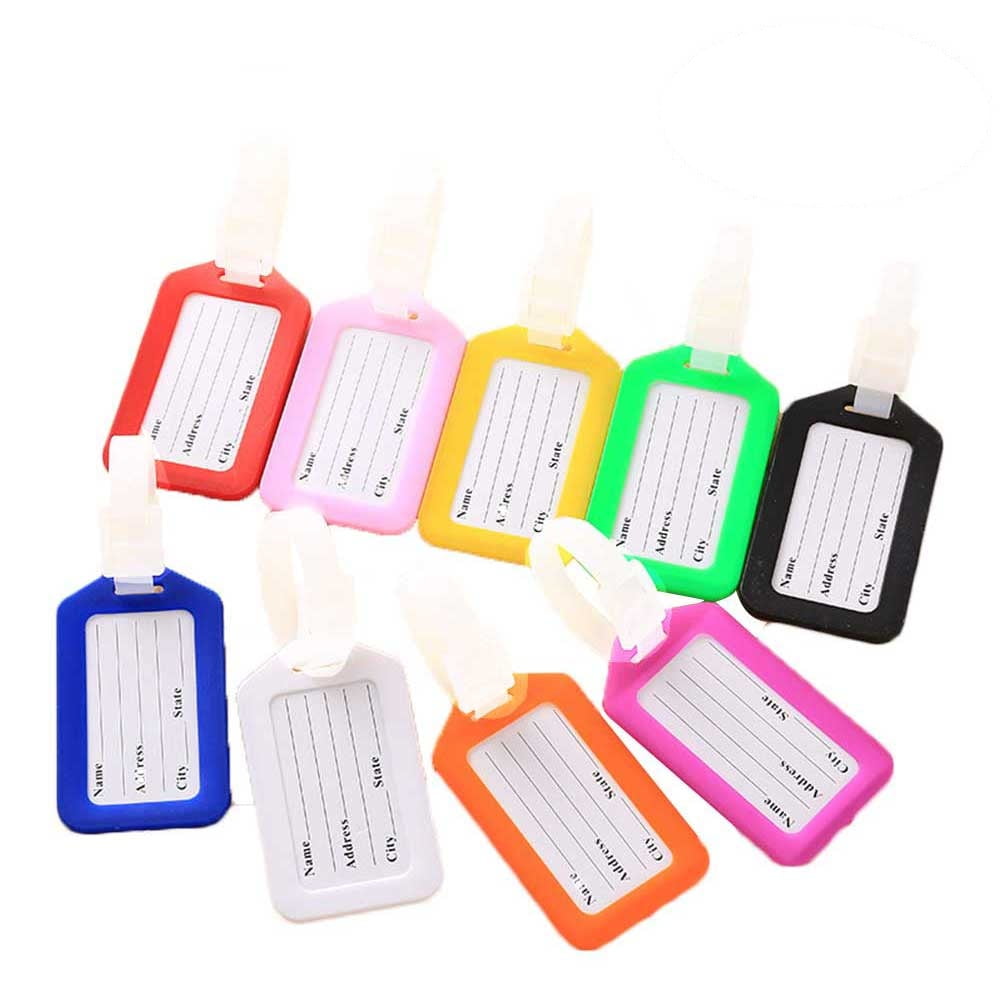 8 Pcs Luggage Tag Baggage Tags Suitcase Labels Suitcases Silicone Id ...