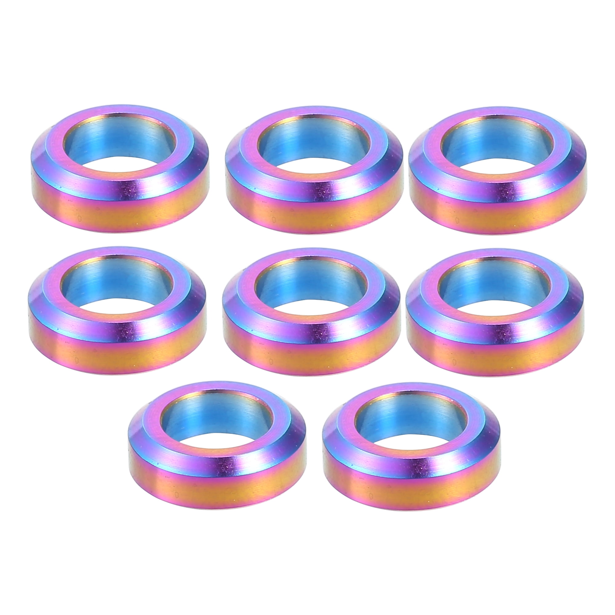 8 Pcs M6x5.5 Universal Bicycle Bolt Brake Screw Washer Bolts Concave ...