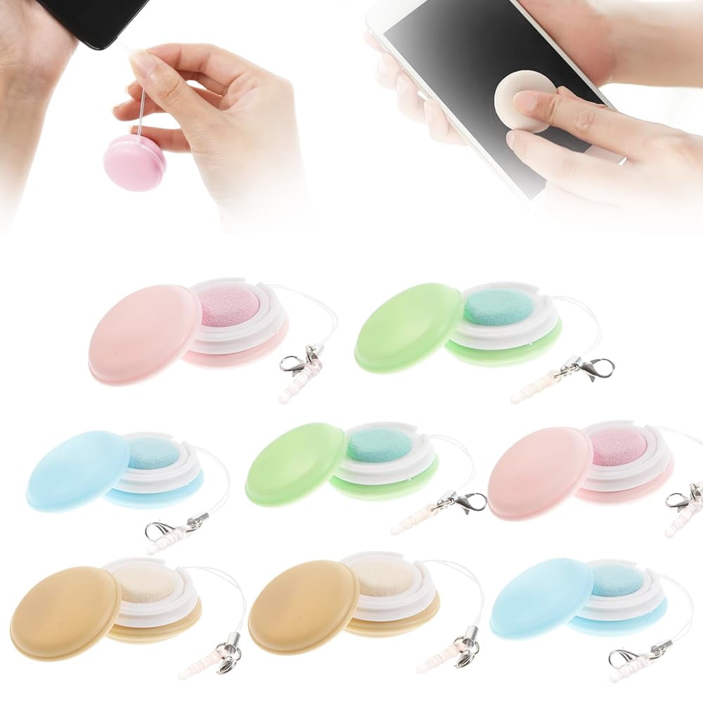 8 Pcs Macaron Phone Screen Cleaning, Trianu Macaron Mobile Phone Screen ...