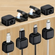 JOYROOM 6 Pack Magnetic Cable Clips Cord Holder, Under Desk Cable ...