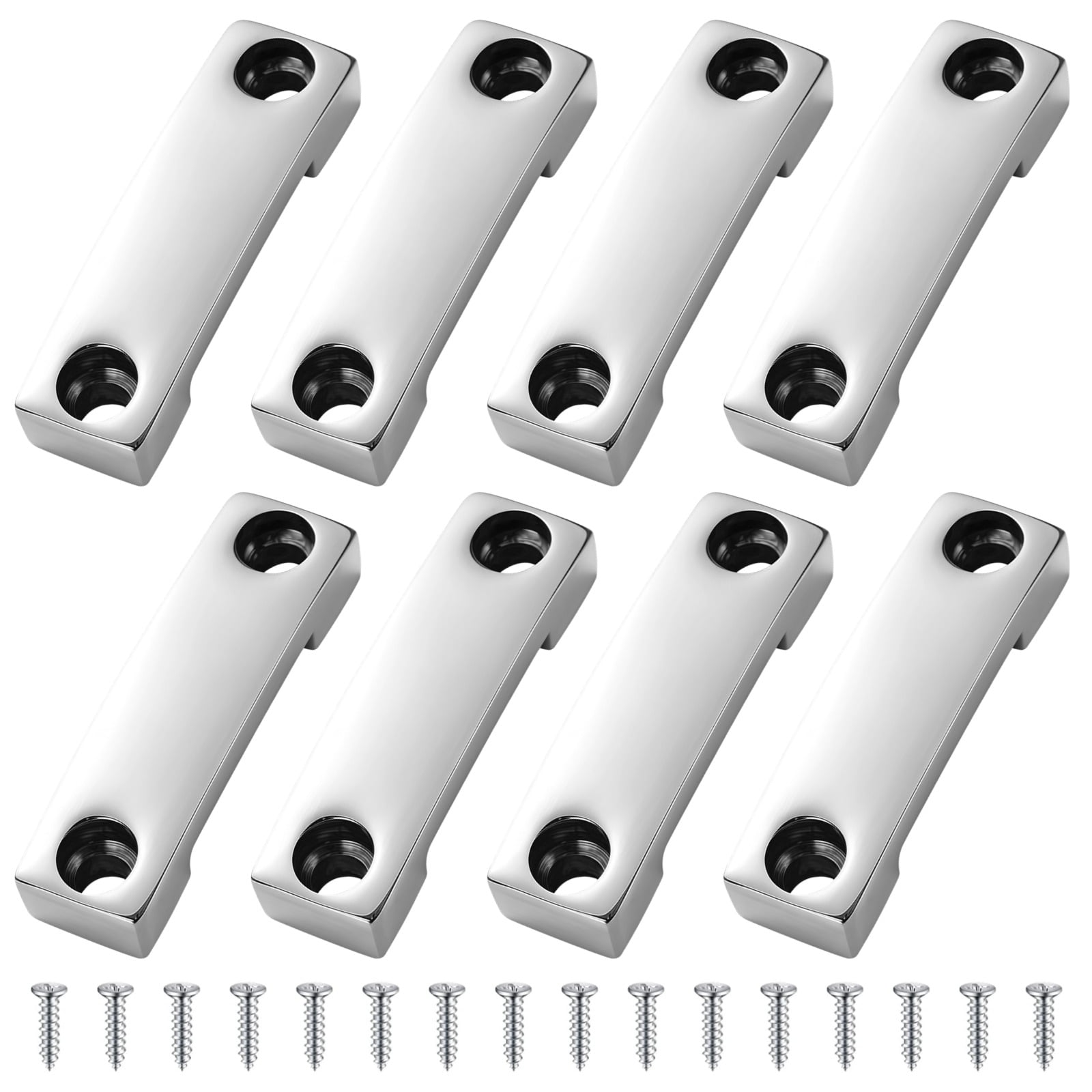 8 Pcs Marine Connecting Bridge 1.9x1.1 in, Stainless Steel Footman Loop ...