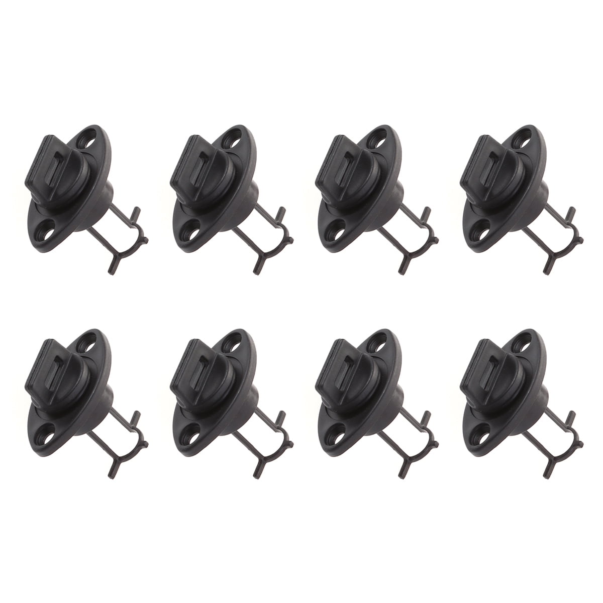 8 Pcs Marine Drain Plug Boat Drain Plug Kit Kayak Dinghy Bungs Black ...