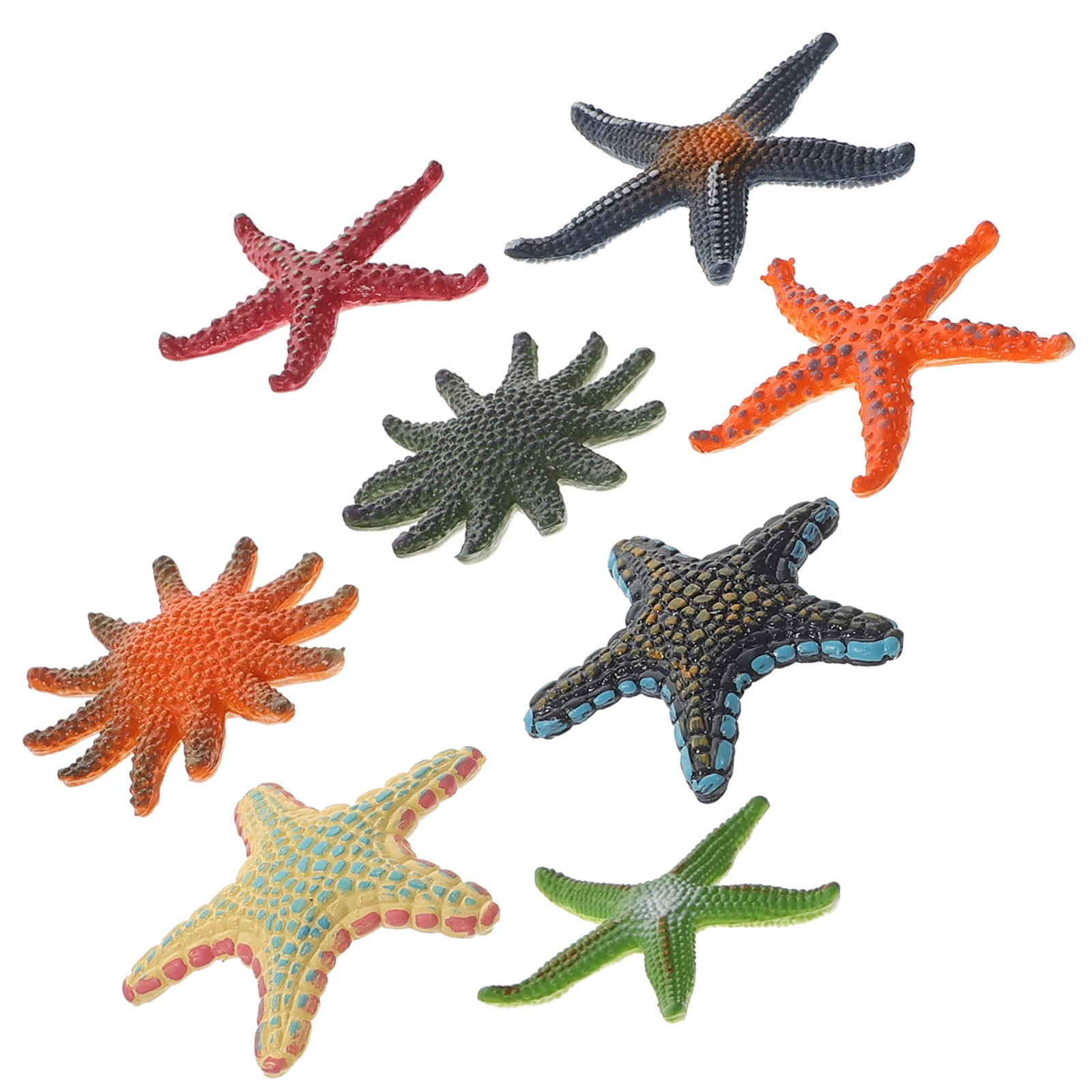 8 Pcs Marine Life Model Sea-star Figurine Animal Toys Ocean Figures ...