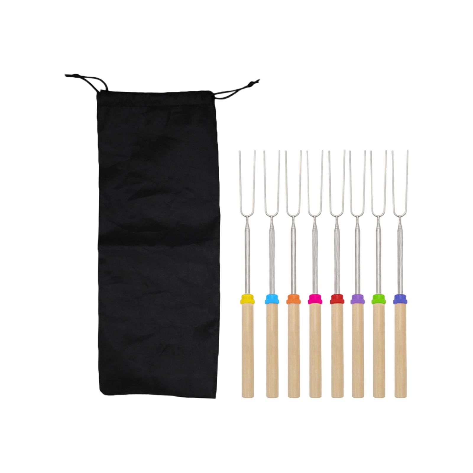 8 Pcs Marshmallow Roasting Sticks for Fire Pit Long 32Inch, Smores ...