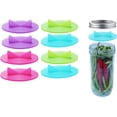 8 Pcs Mason Jar fermenting Lids, silicone Fermenter Caps Pickle Pipes ...