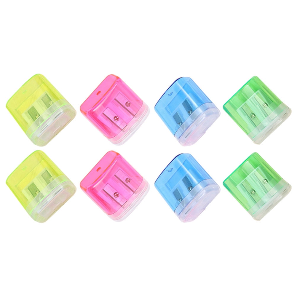 8 Pcs Mechanical Pencil Lead Sharpener 2 Hole Pencil Sharpener Portable ...