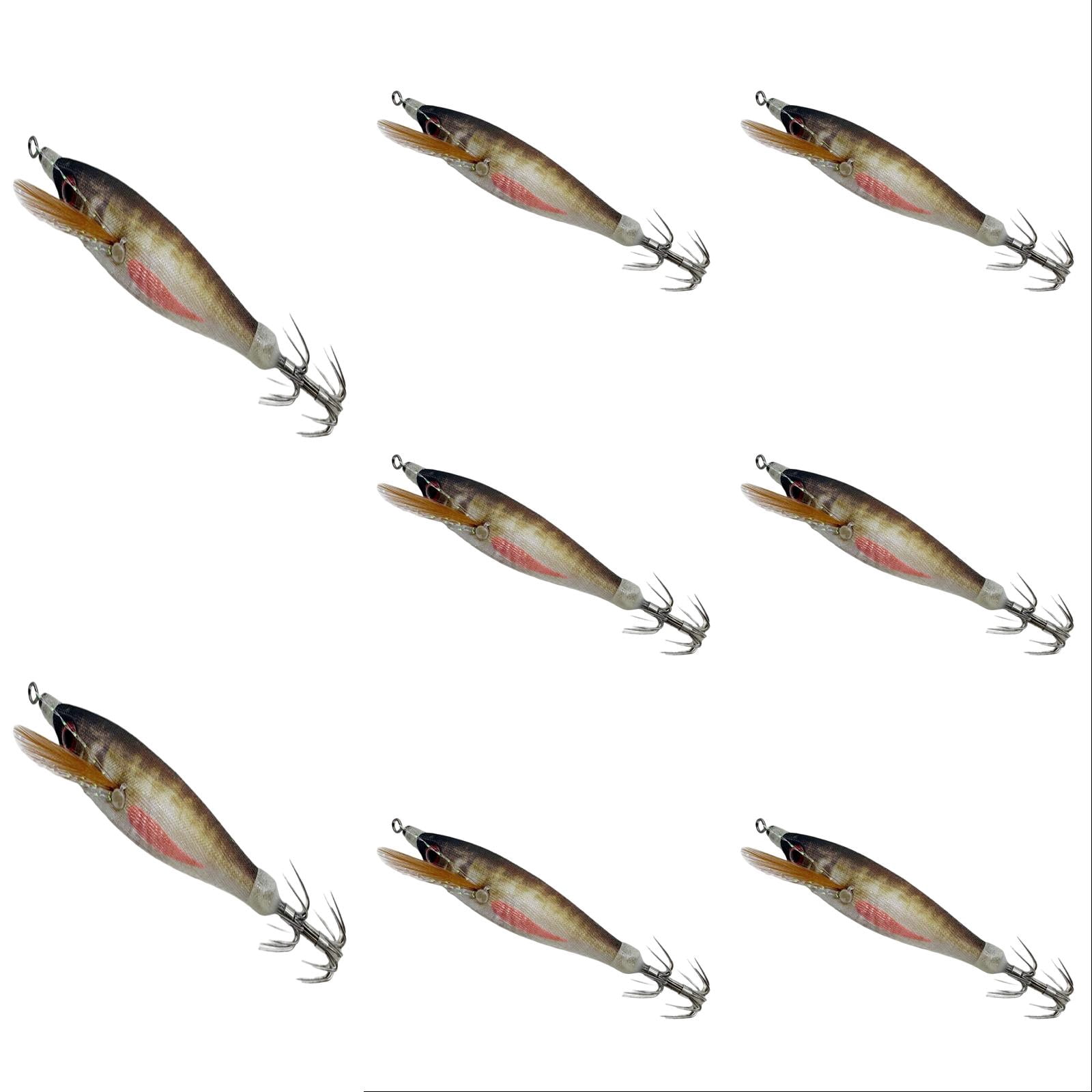 8 Pcs Metal Fish Shaped Fishing Lures, Small Fish Imitation Metal Lure ...