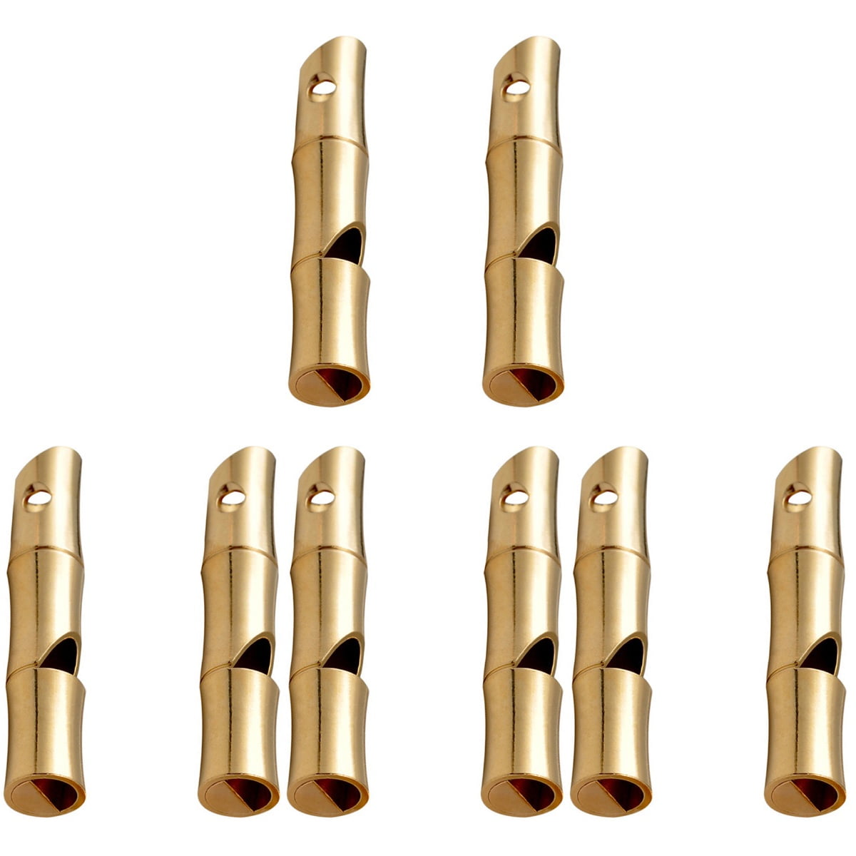 8 Pcs Metal Whistle Mini Toys for Kids Brass Emergency Whistles ...